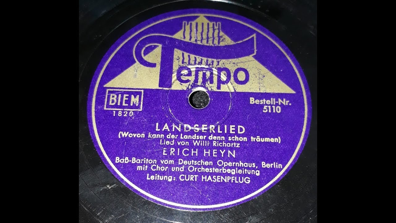 Landserlied (Wovon kann der Landser denn schon träumen) - Erich Heyn ...