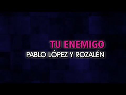 Pablo López y Rozalén - Tu enemigo (Karaoke) - YouTube