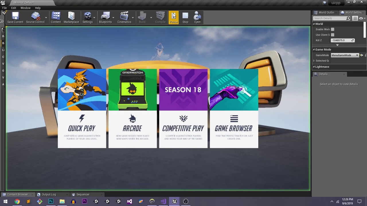 Overwatch Menu - YouTube
