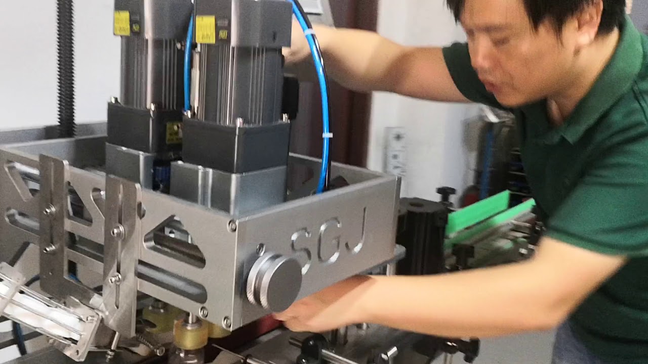 How to run inline capping machine step by step - YouTube