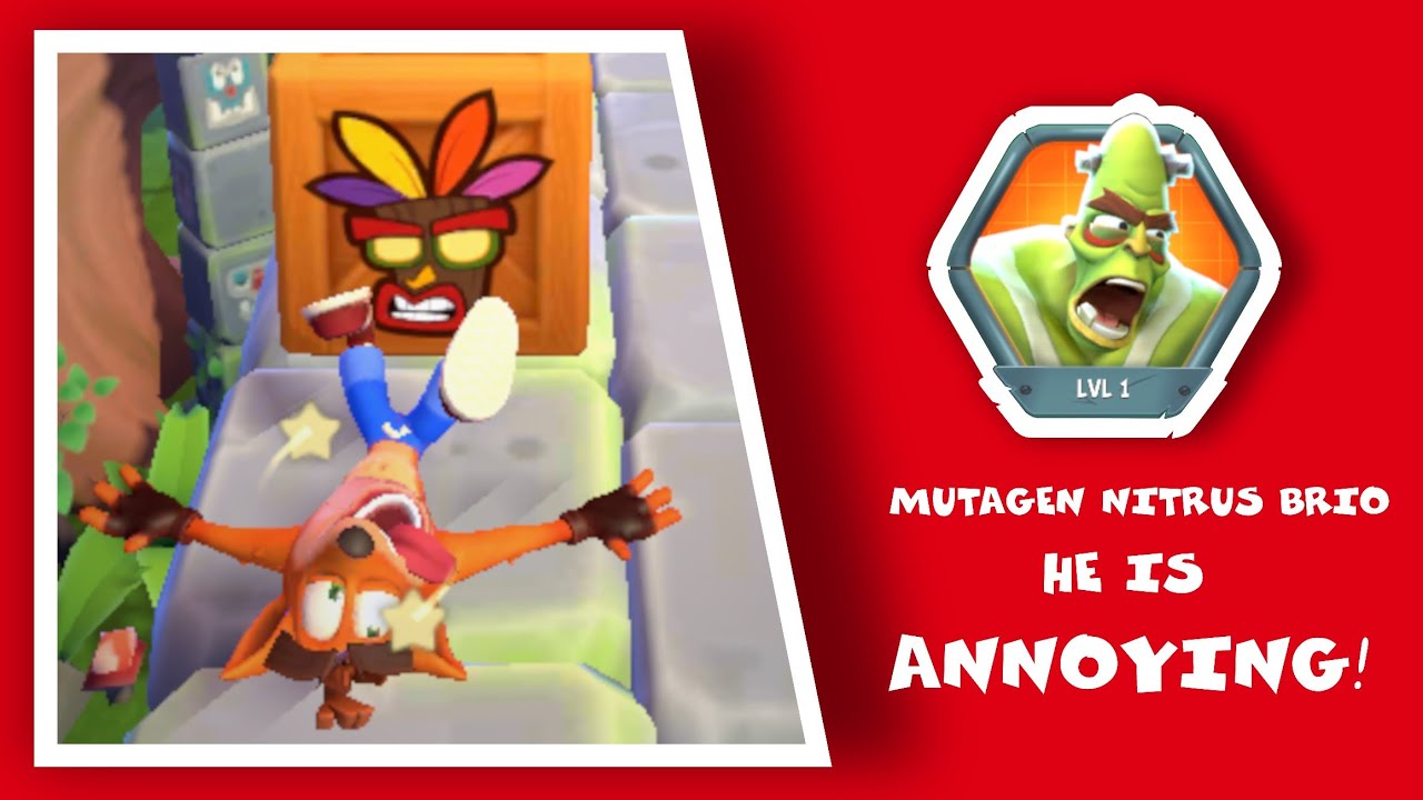 Defeating Mutagen Nitrus Brio Gameplay - Is it hard? | Crash Bandicoot ...