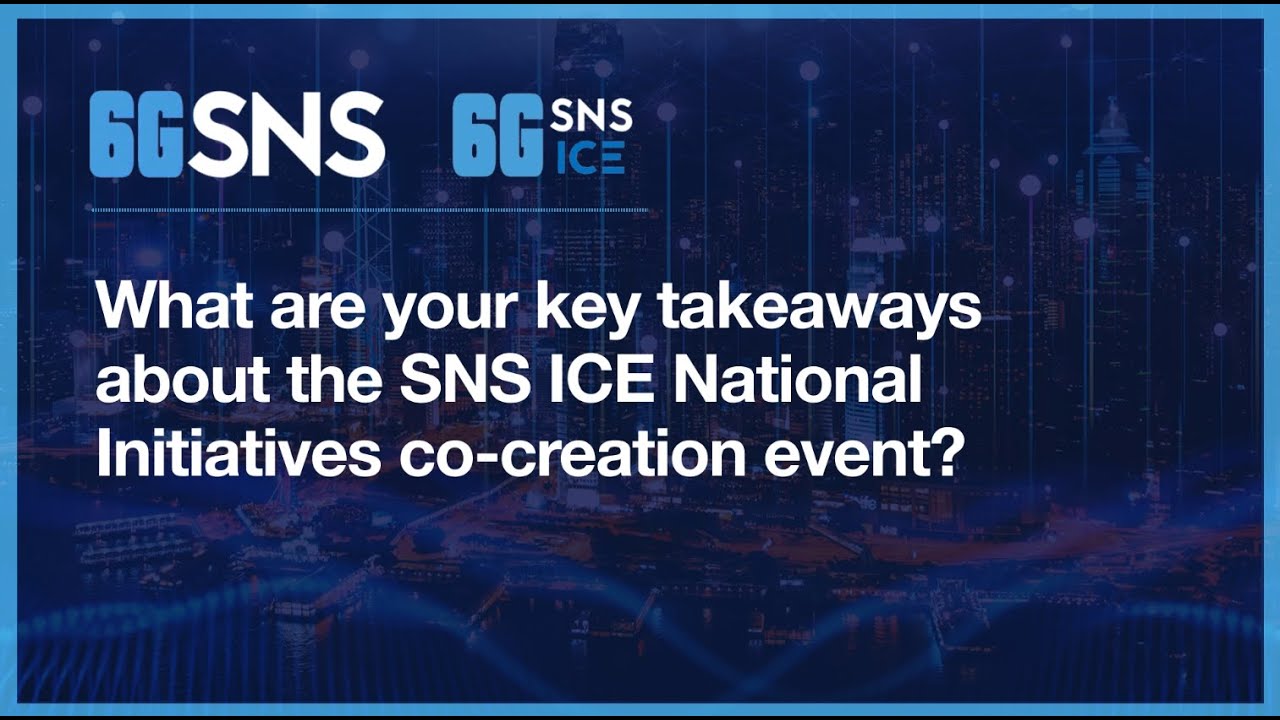 SNS ICE: National Initiatives - YouTube