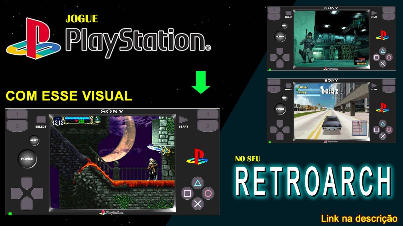 Como jogar no Retroarch Android com esse overlay de toque na tela ...