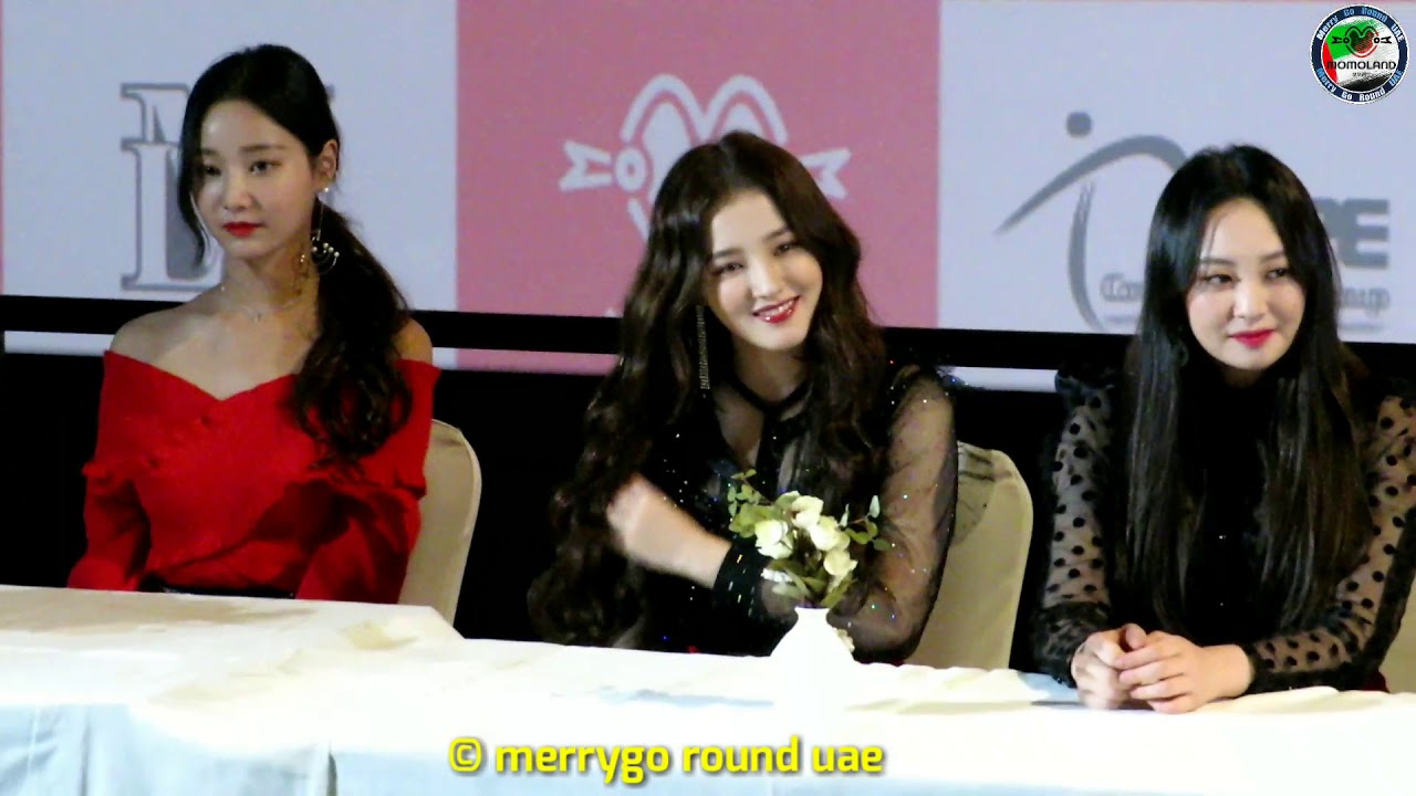 20190103 - MOMOLAND [모모랜드] 'LIVE IN CONCERT' PRESSCON. DUBAI, UAE - YouTube
