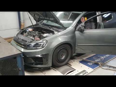VW rabbit dyno run, DSG swap  EMU Black ECU