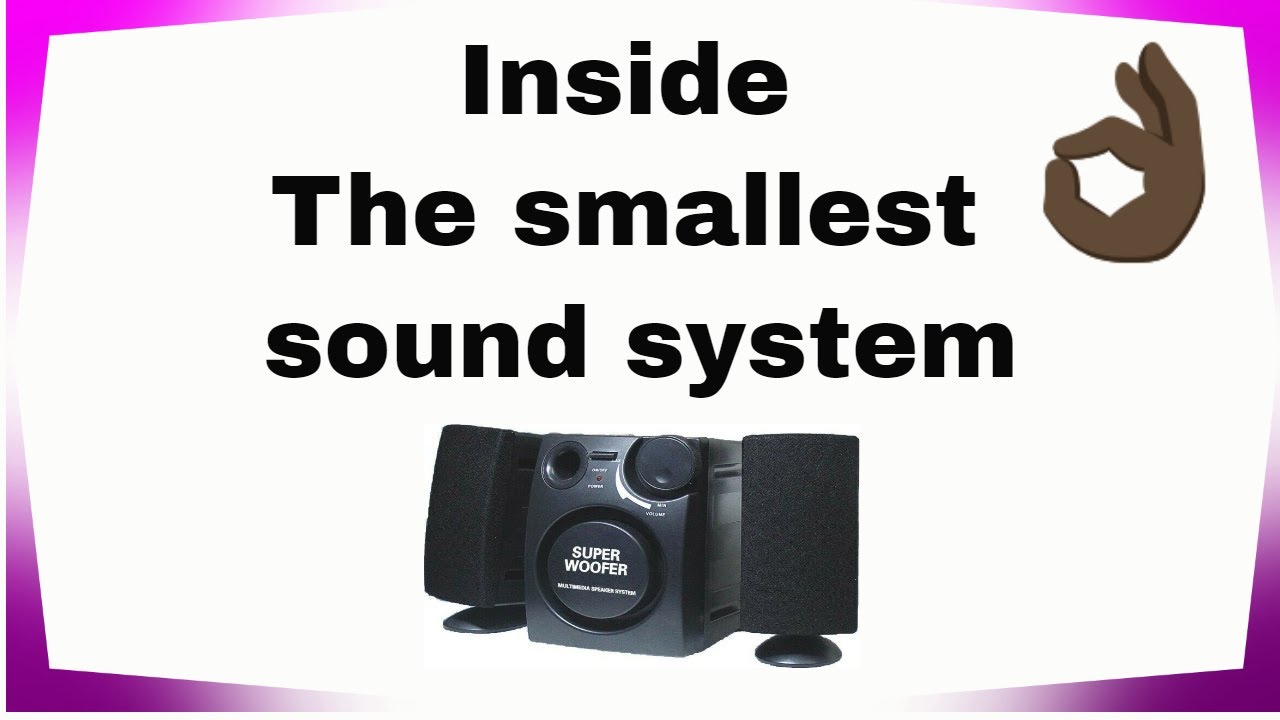 Inside the smallest Chinese Sound System - YouTube