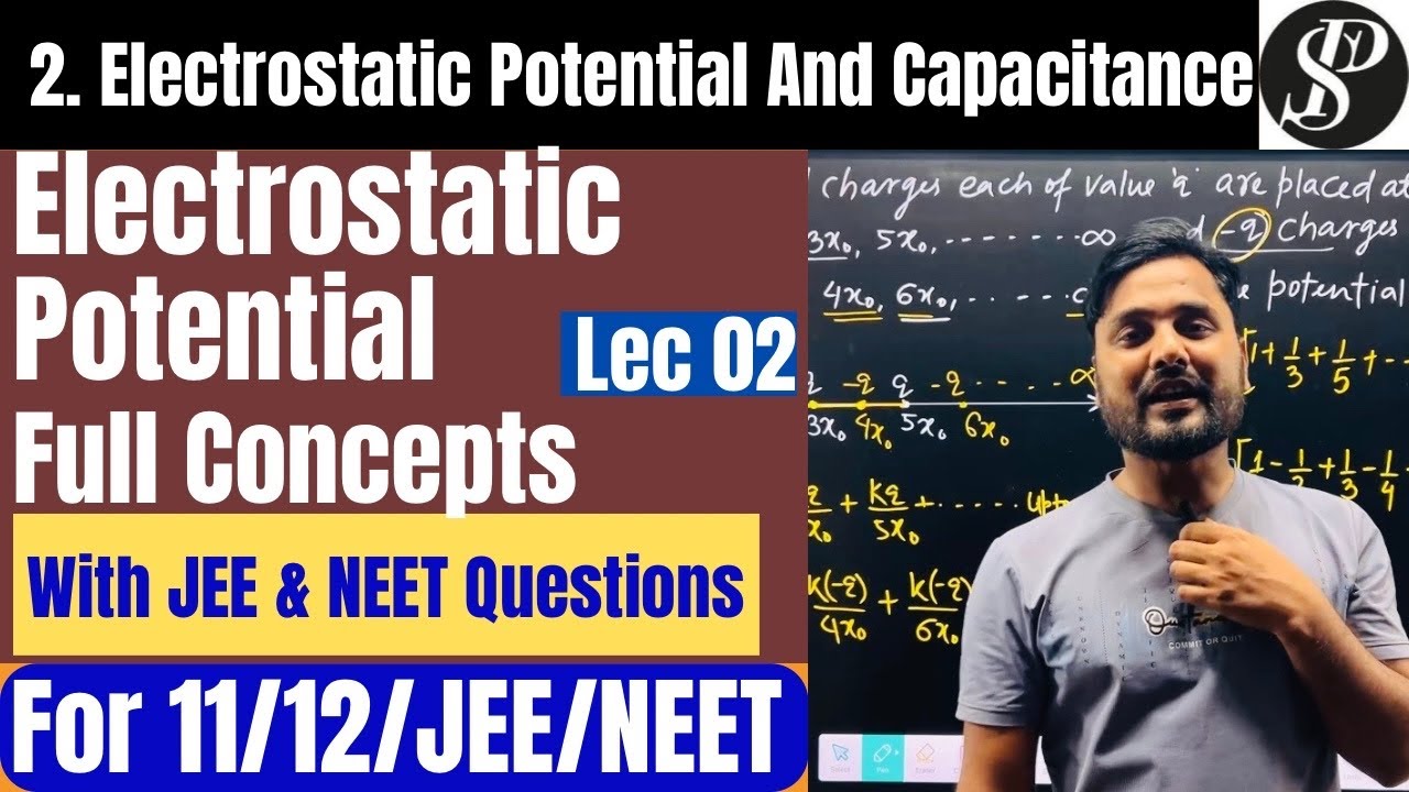 Lec 02 Electrostatic Potential | 2. Electrostatic Potential And ...