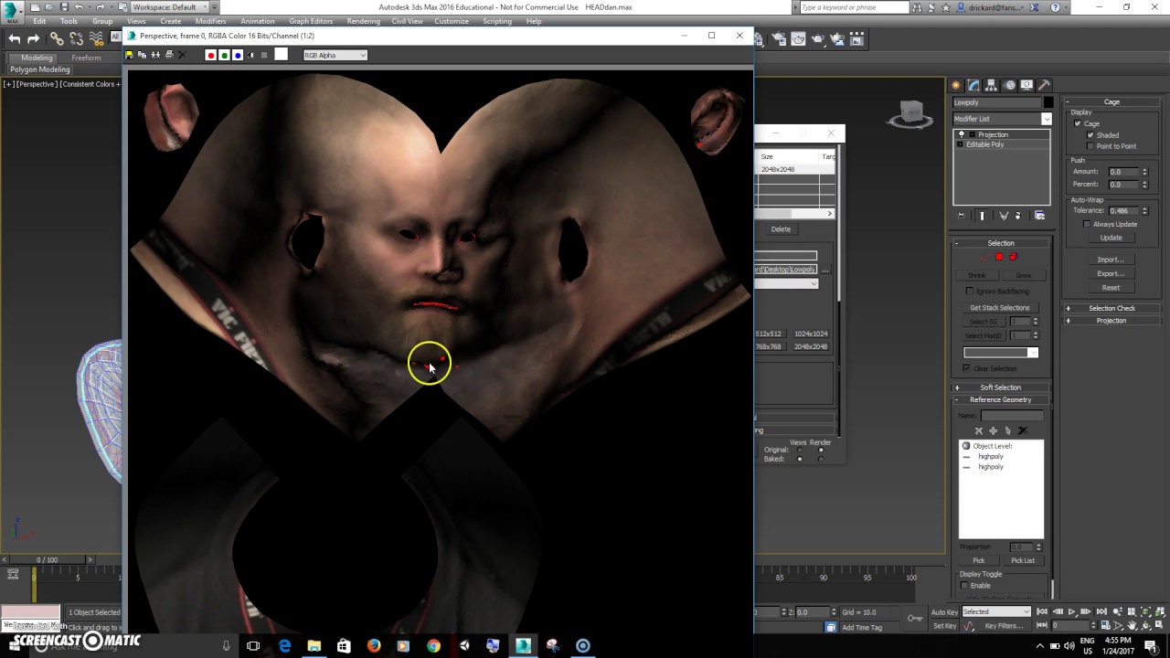 Diffuse Bake Quick Demonstration - YouTube