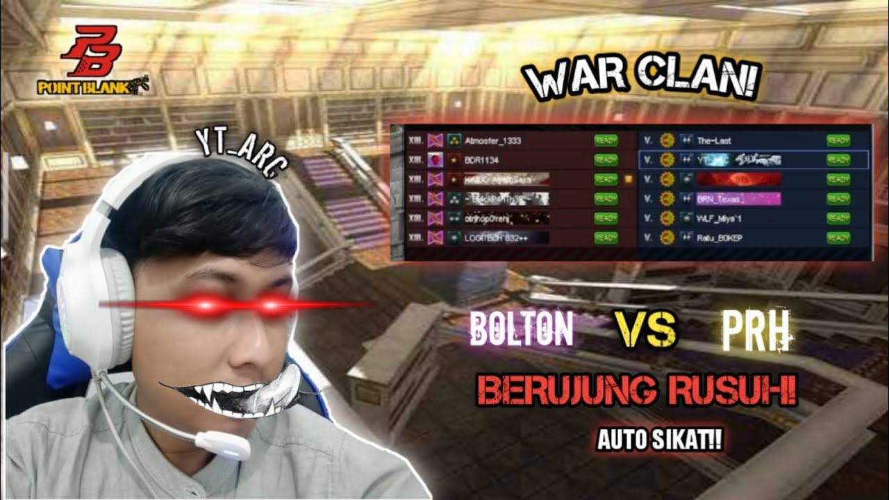 POINTBLANK.EXE WAR CLAN BERUJUNG RUSUH AUTO KASIH PAHAM!! - YouTube