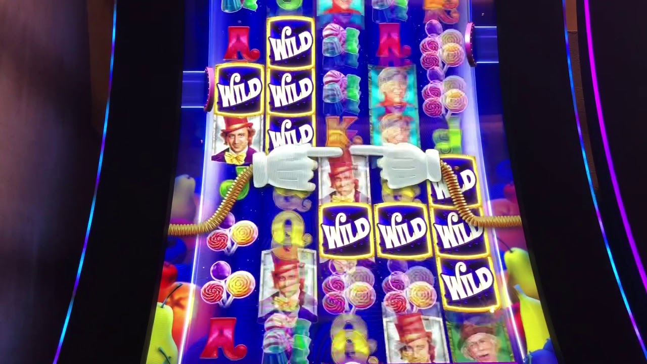 Willy Wonka Dream Factory Slot Machine Bonus Wins - YouTube