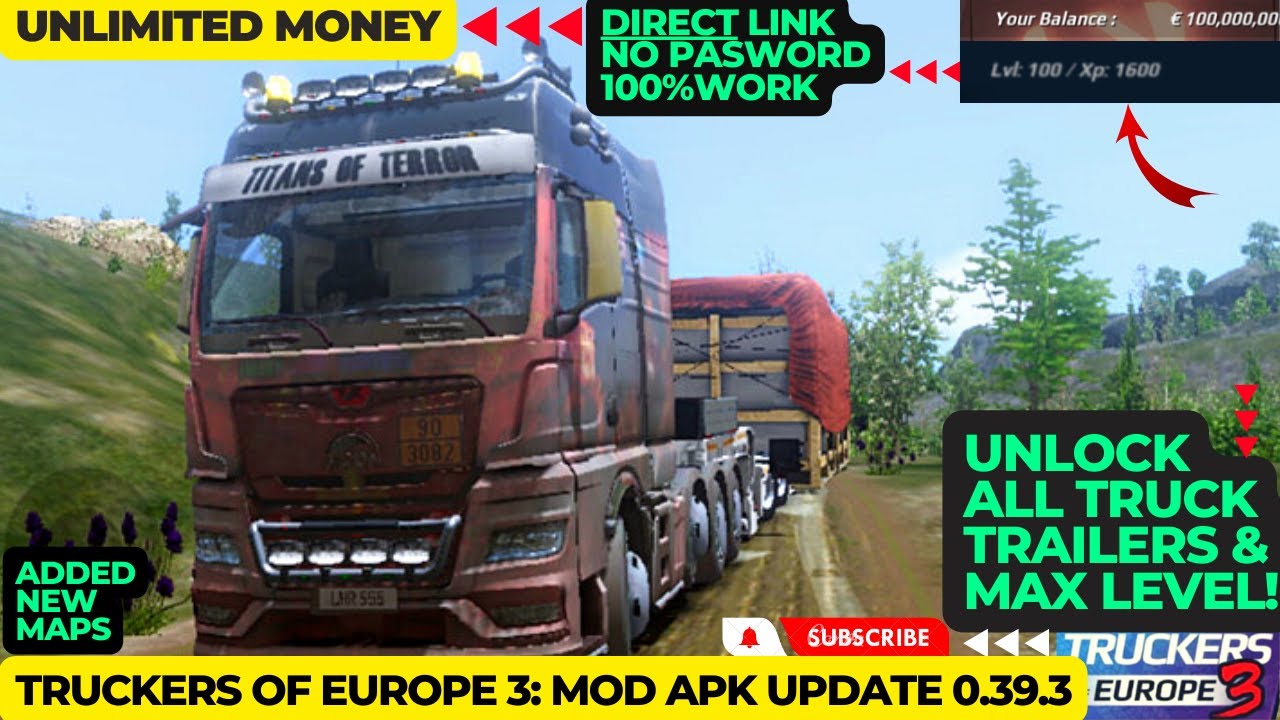 Truckers of Europe 3: Mod APK Update v0.39.3 - Unlimited Money Unlock ...