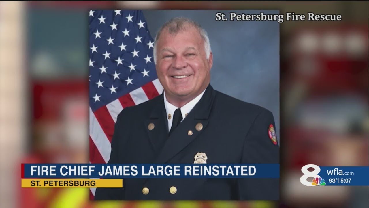 St. Petersburg Mayor Ken Welch announced Wednesday that Fire Chief ...
