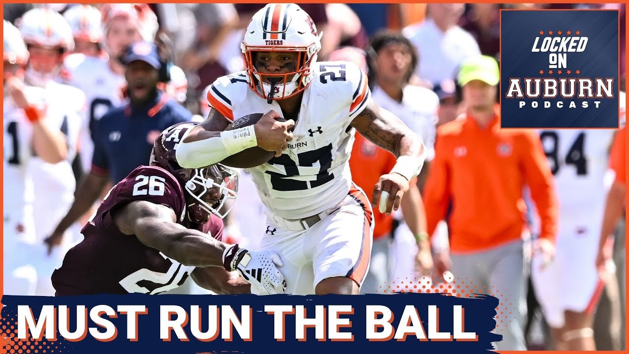 Auburn football has to RUN THE FOOTBALL to beat the Georgia Bulldogs ...