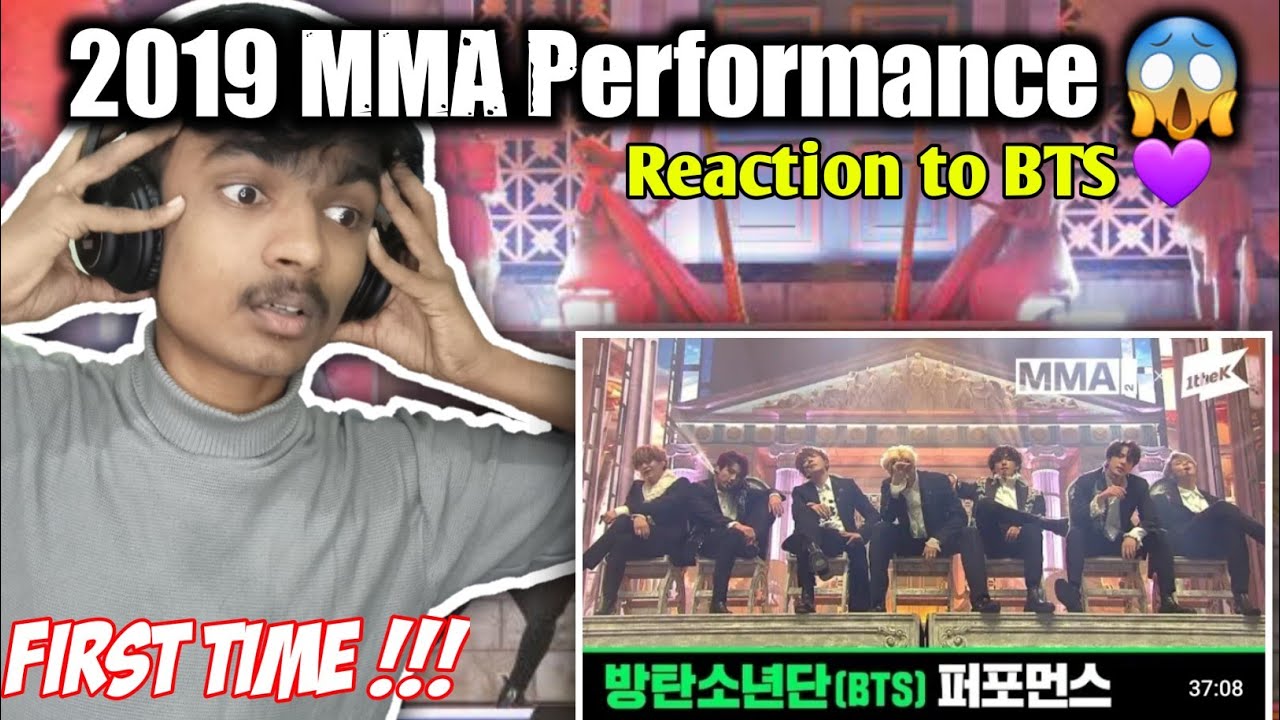 BTS 2019 MMA Live Performance Reaction || Indian reacts to MMA 2019 ...