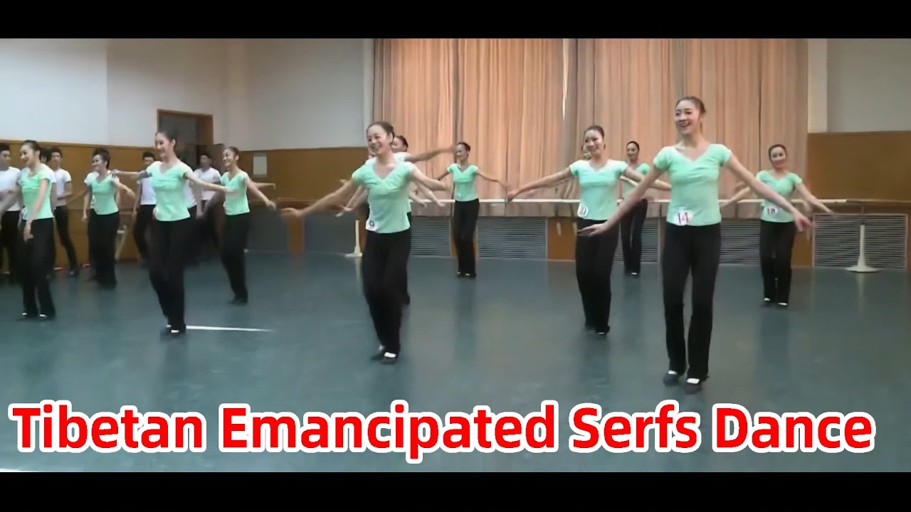 Tibetan Emancipated Serfs Dance - Performed by Tibetan students - YouTube