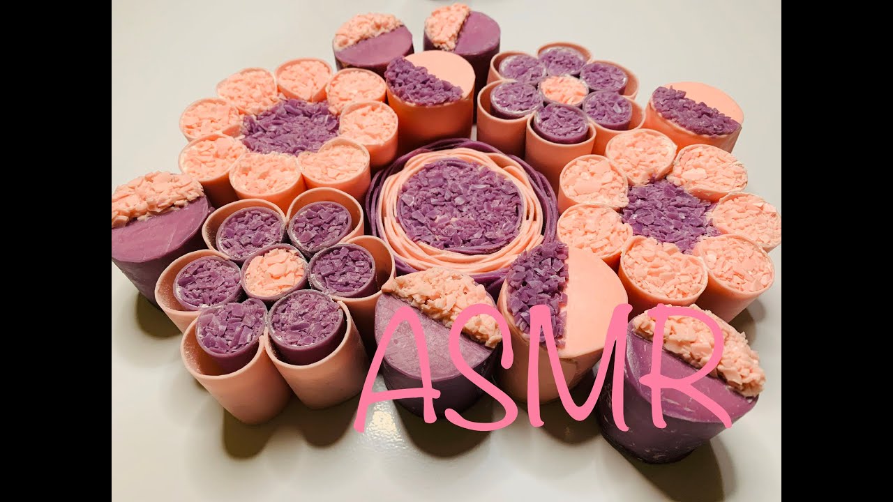 | ASMR | STARCH Flowers & Cylinders! So Relaxing - YouTube