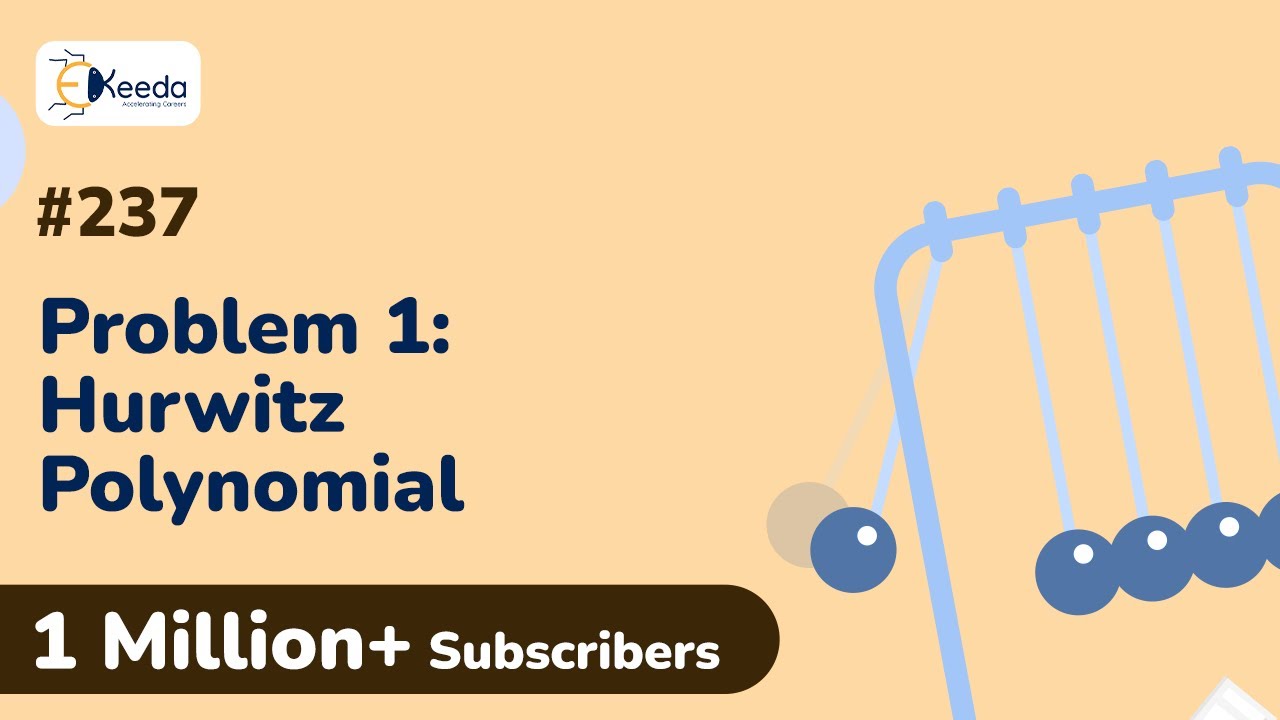 Problem based 1: Hurwitz Polynomial | Network Synthesis | Circuit ...