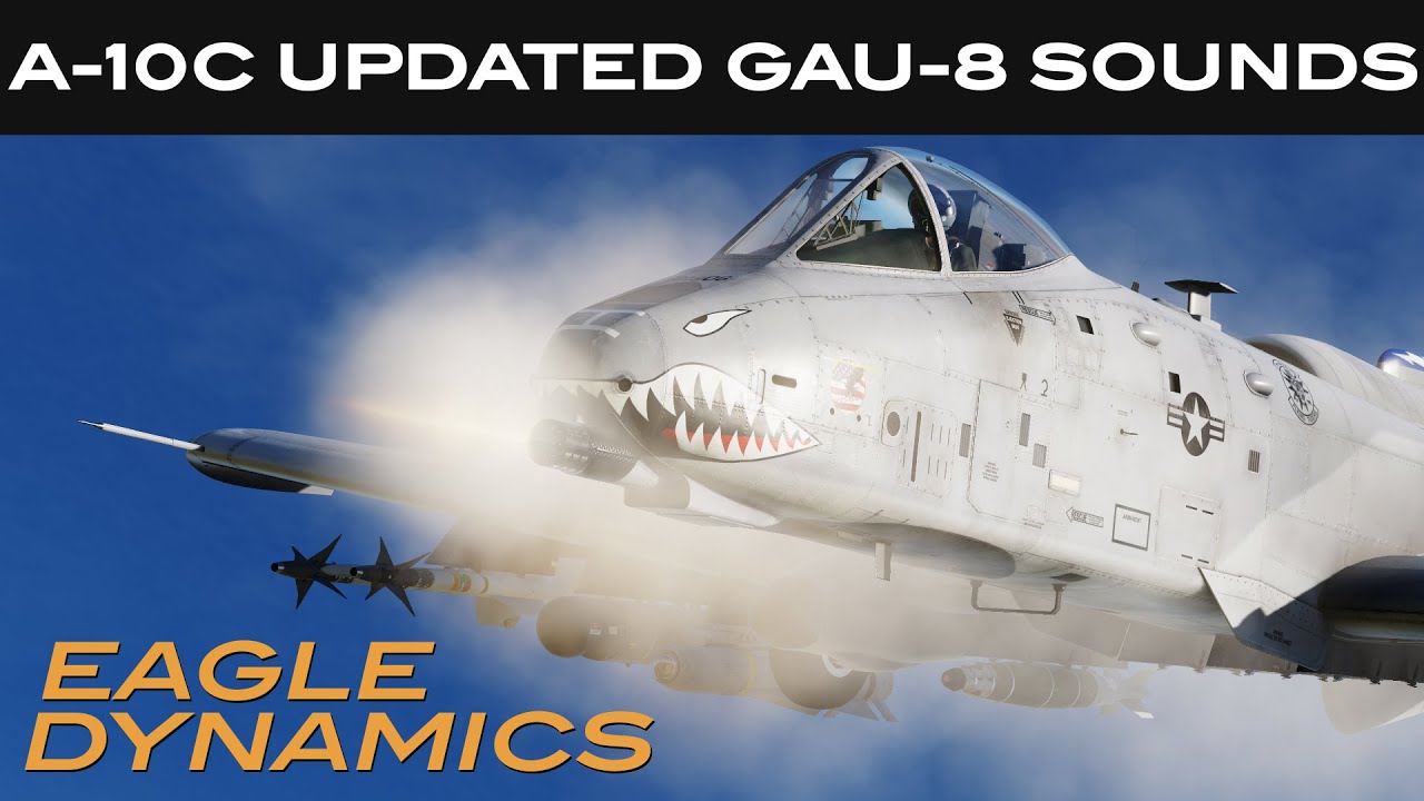 A-10 GAU-8/A Updated Gun Sounds - YouTube