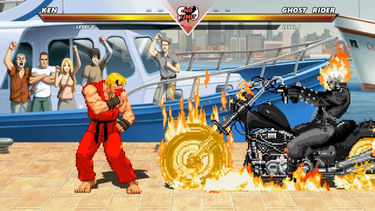 FIRE KEN vs GHOST RIDER - The most epic fight ever made - YouTube