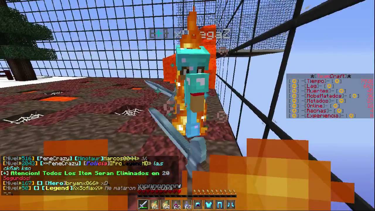 PvP con XomegaZ en TeamCraft| Minecraft 1.5.2 - YouTube