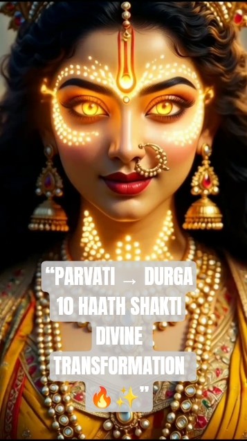Ma Parvati Maa Durga 10 Haath Transformation Divine Shakti Awakens 🔥 # ...