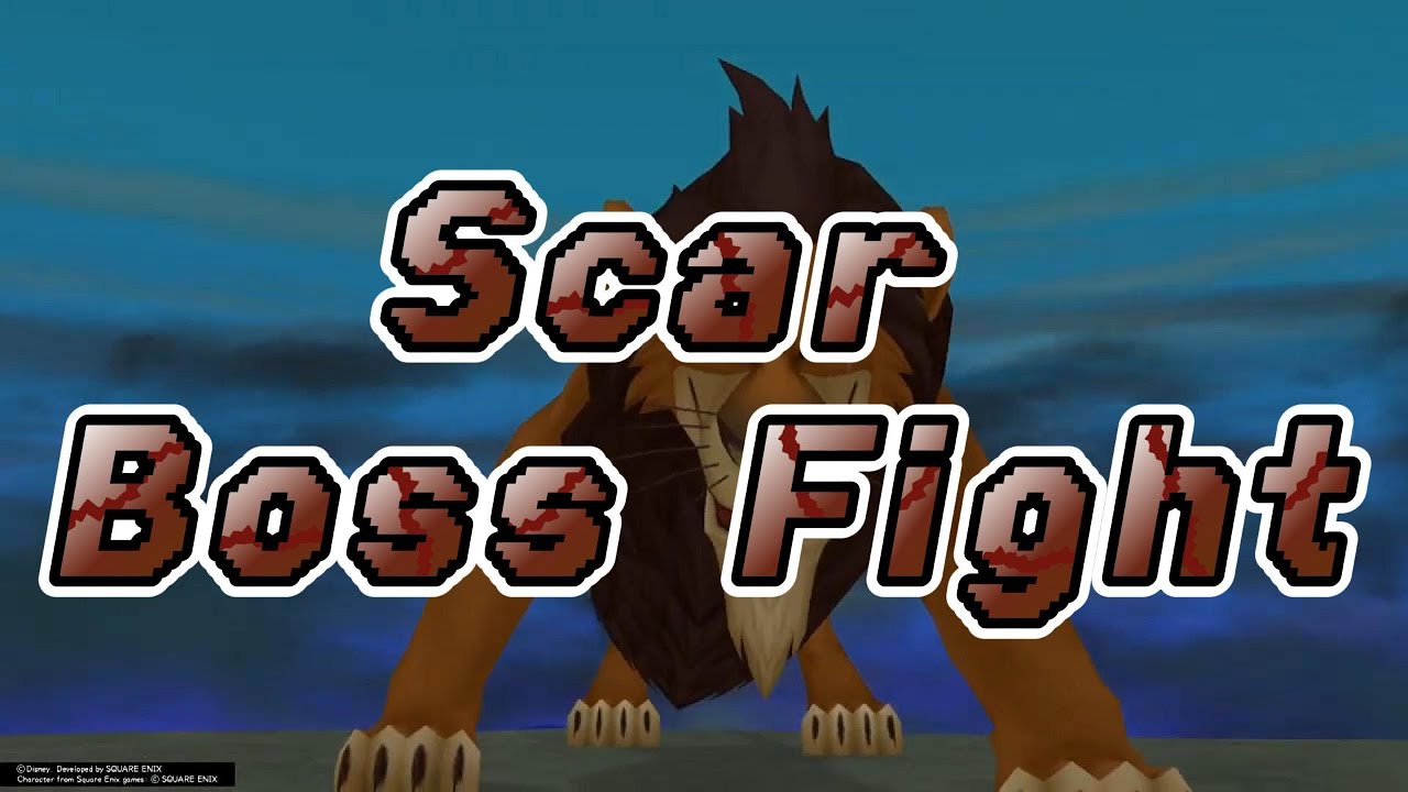 KINGDOM HEARTS HD 1.5 + 2.5 ReMIX KH 2 Final Mix: Scar Boss Fight - YouTube