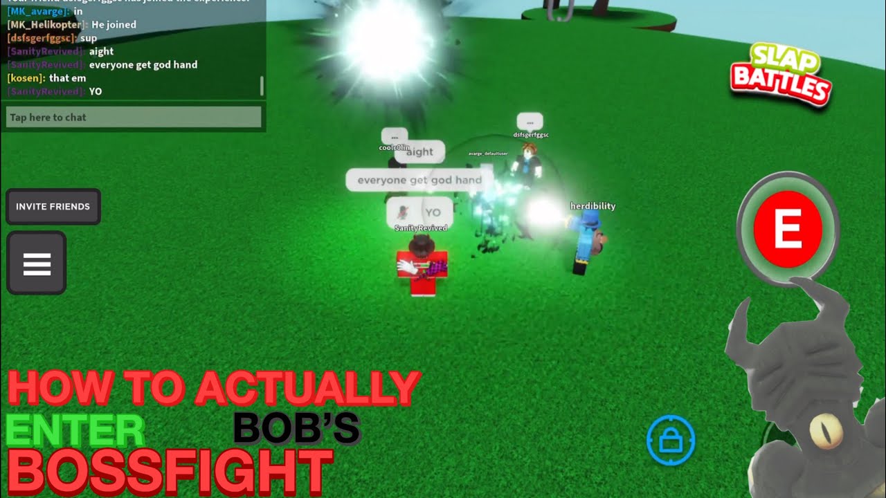 How to ACTUALLY Enter The Bob BOSSFIGHT.. | Roblox Slap Battles - YouTube
