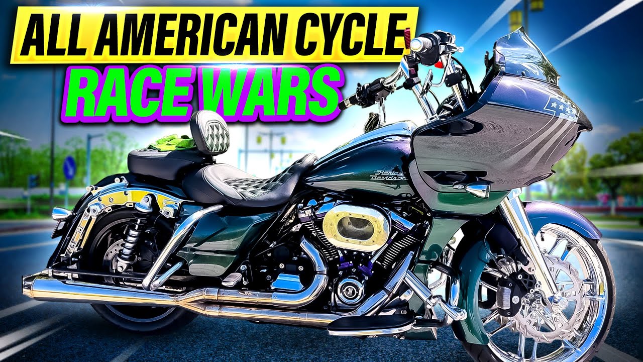 Harley's Go Full Throttle Racing | All American Cycle - YouTube