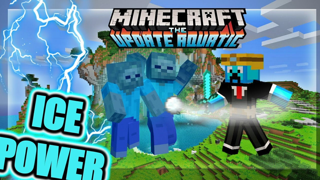 MCPE How to make an ICE POWER | Working in Minecraft PE 1.7 ?? - YouTube