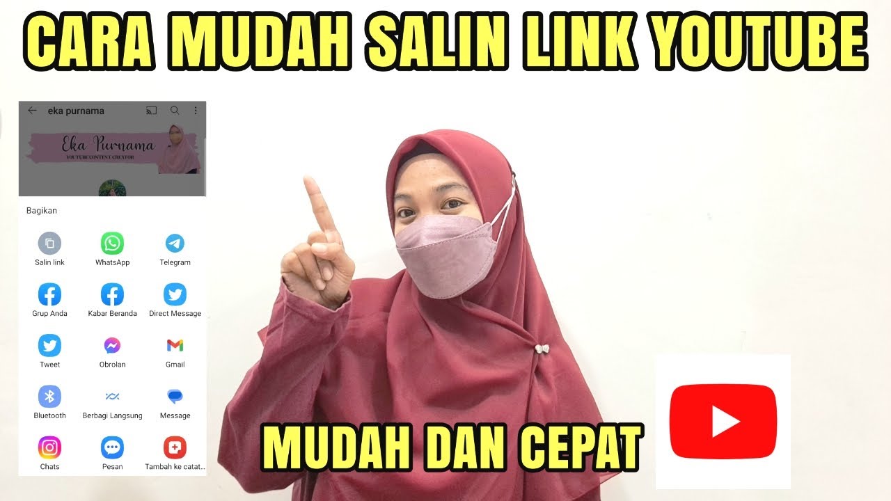 CARA SALIN LINK AKUN YOUTUBE - YouTube