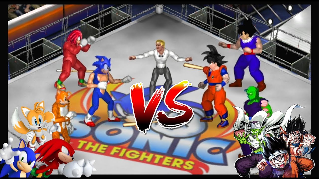 Sonic, Tails, & Knuckles v Goku, Gohan, & Piccolo | Barbed Wire ...