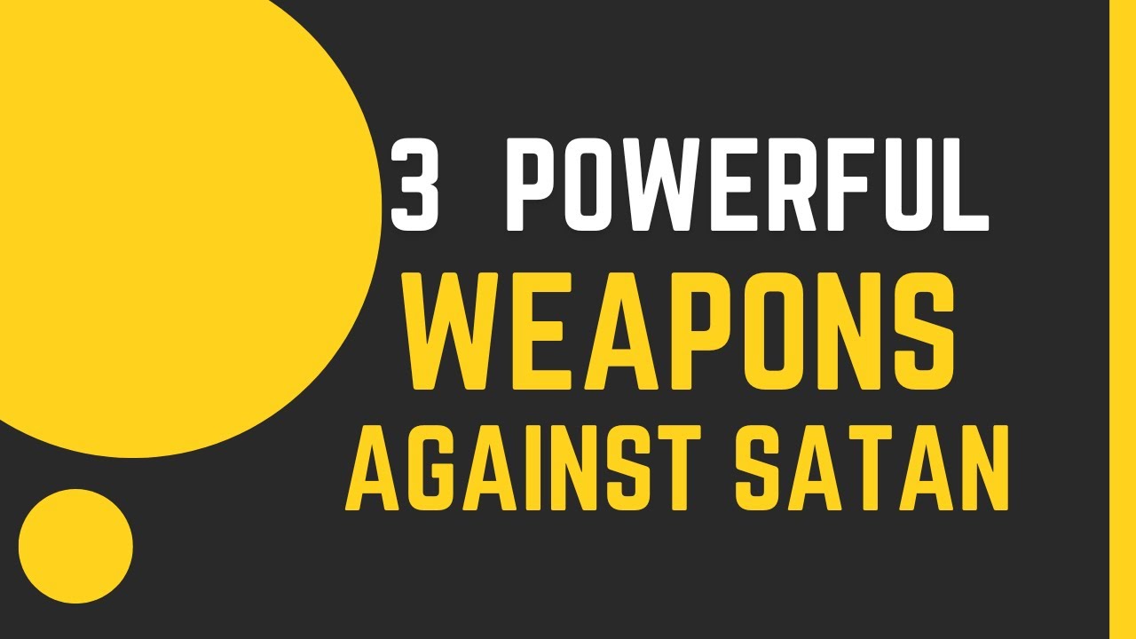 Bishop Fulton Sheen - 3 Weapons To Use Against Satan 🛡⚔️ - YouTube