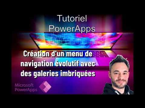 Tutoriel PowerApps - Création d'un menu de navigation évolutif avec des ...