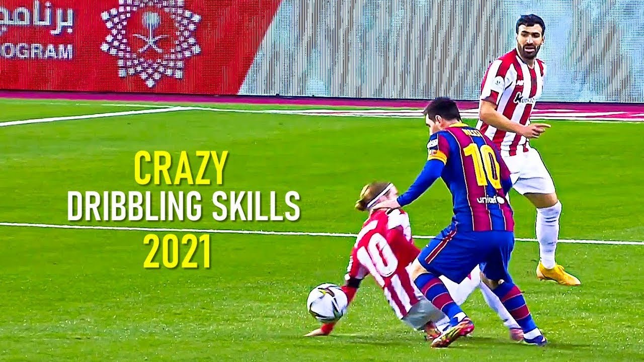 Lionel Messi Crazy Dribbling Skills HD - YouTube