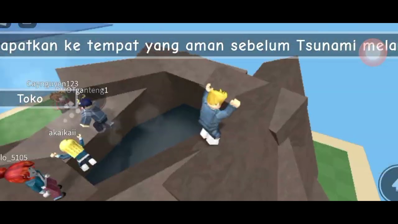 main roblox tsunami di roblox POV bermain sunami di roblox - YouTube
