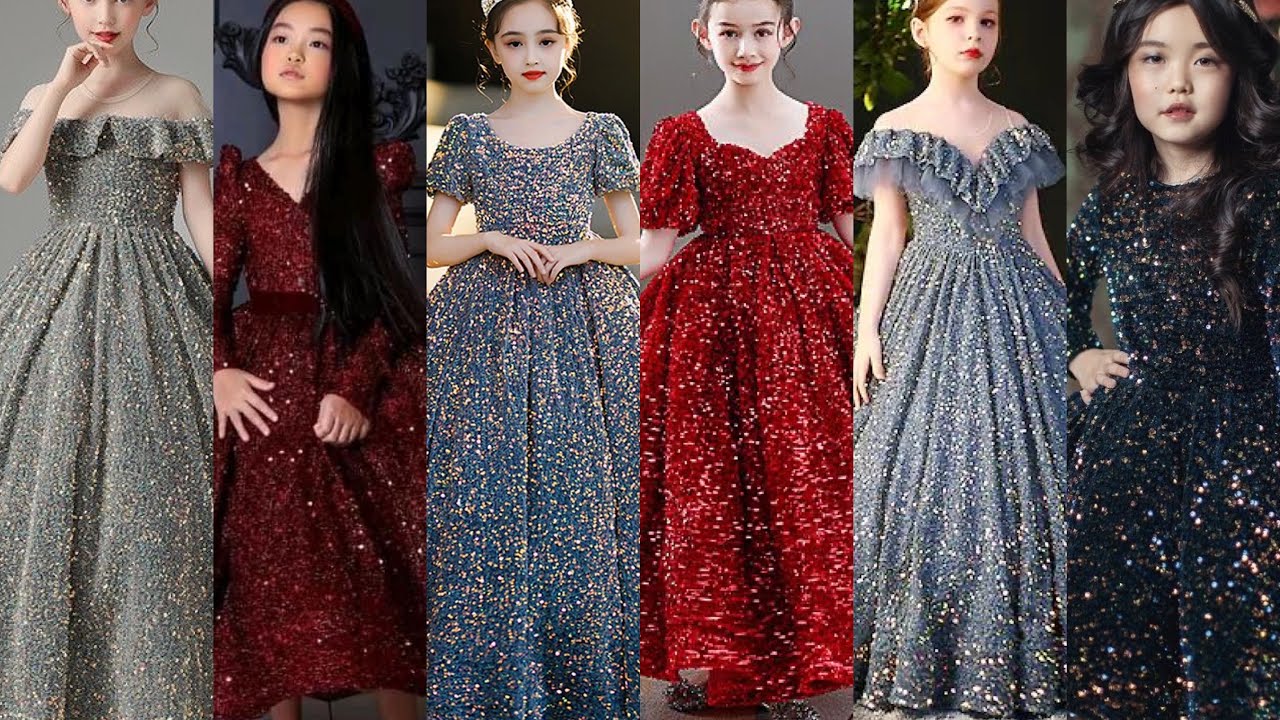 Moon light velvet dresses for girls || velvet new dresses || kids ...