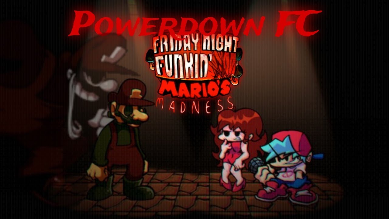 FNF Mario's Madness V2 - Powerdown FC | Roblox: Friday Night Partying ...