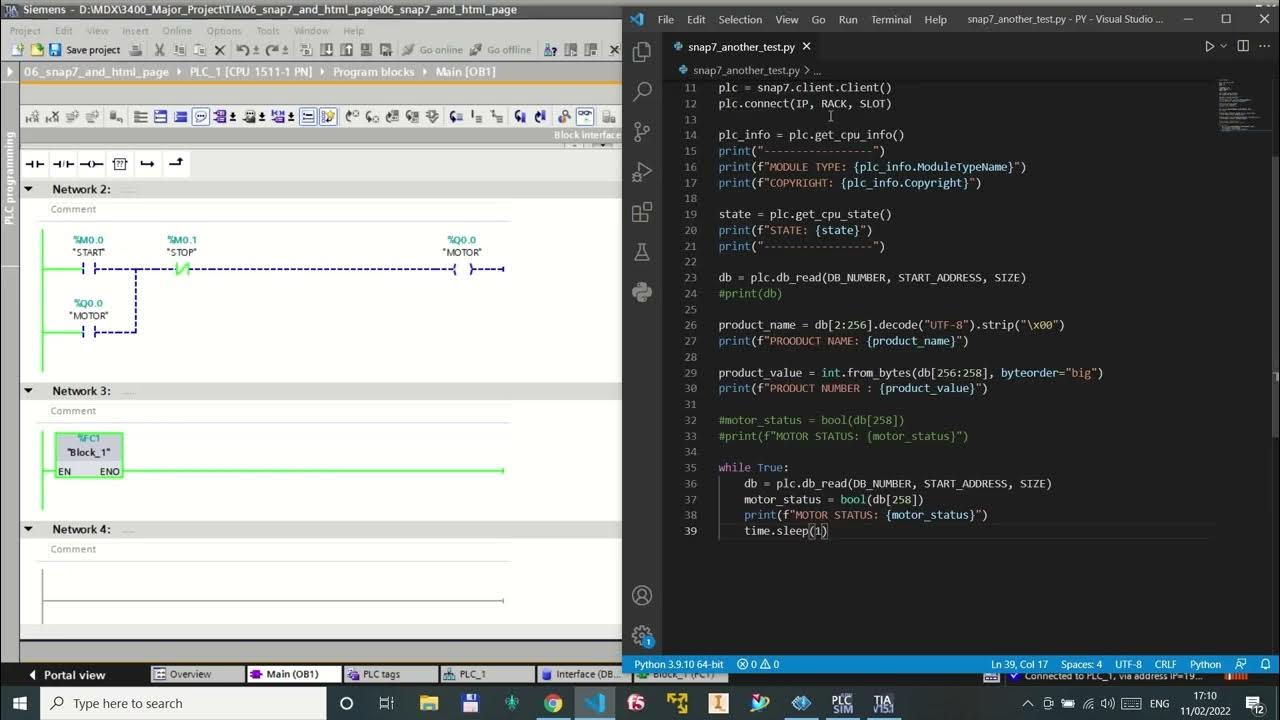 Snap7 Python - YouTube