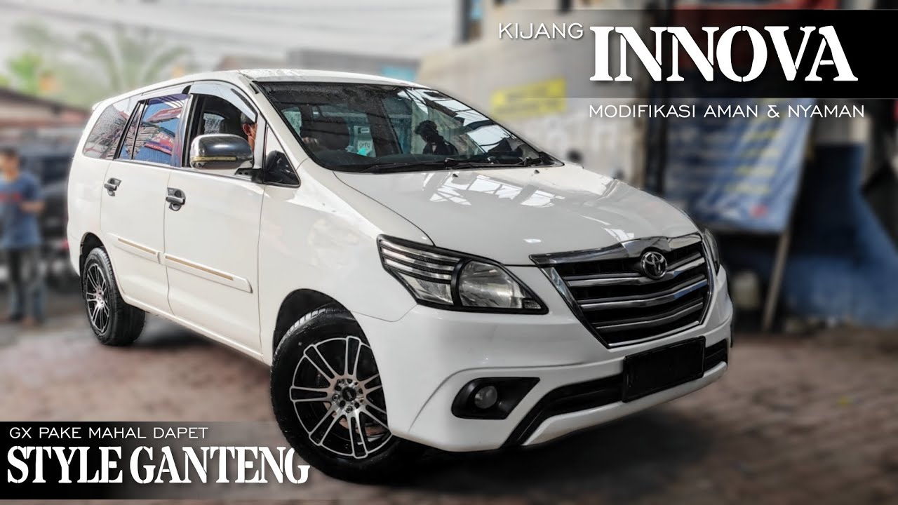 KIJANG INNOVA USE VELG HSR WHEEL RING 17 + BAN 215 60 || Modif ganteng ...