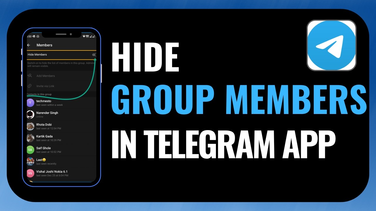 How to Hide Group Members in Telegram (Privacy Settings for Groups ...