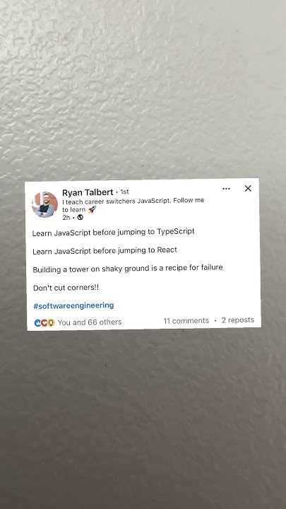 Learn JavaScript before React - YouTube