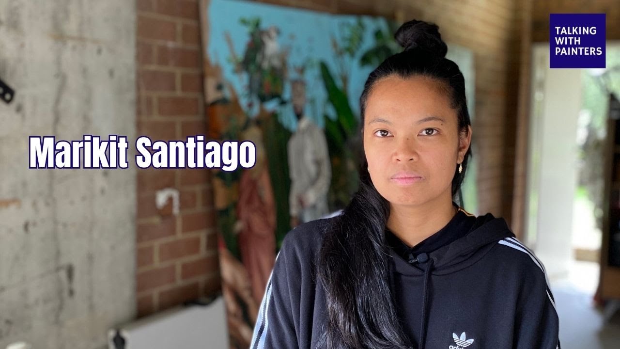 Marikit Santiago talks with Maria Stoljar in her studio - YouTube
