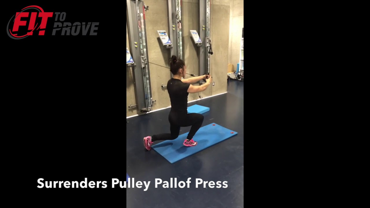 Surrenders Pulley Pallof Press - YouTube