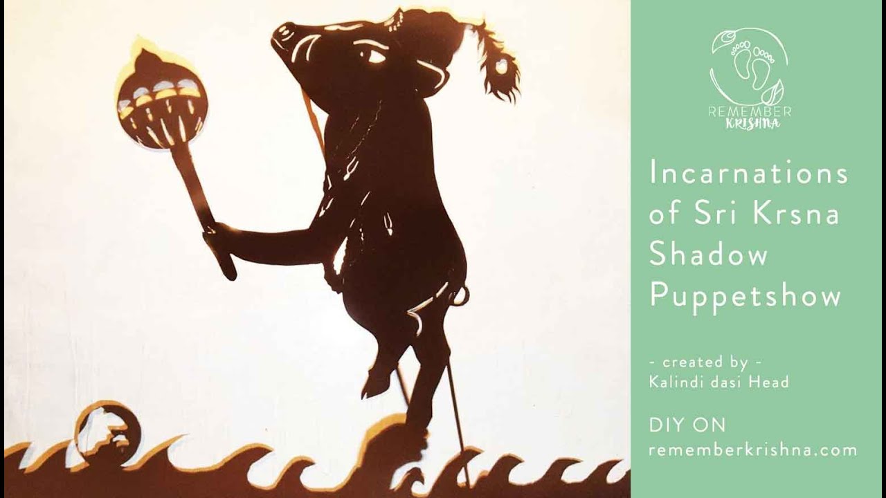 Krishna avatars in shadow puppet play - YouTube