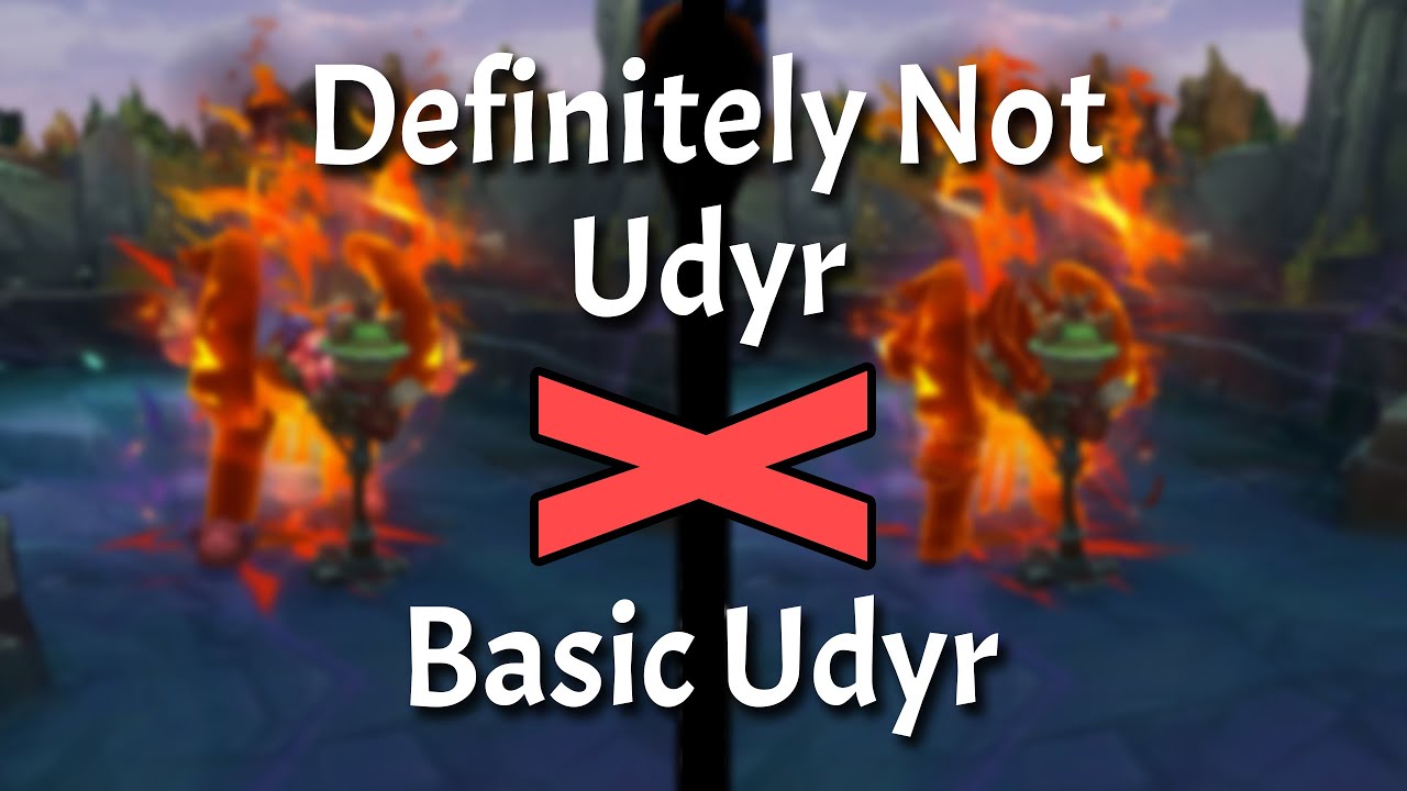 How is Definitely Not Udyr DIFFERENT? | Skin Comparison - YouTube