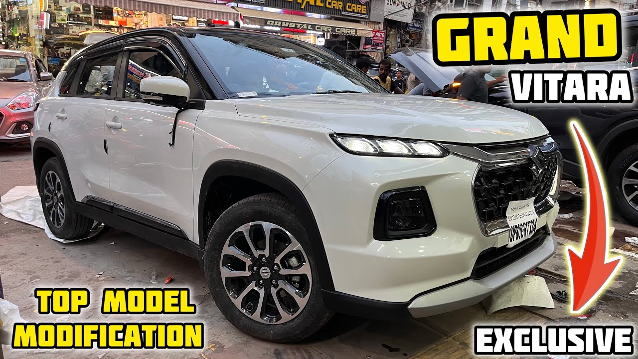 Grand Vitara Alpha Modified Grand Vitara Top Model Accessories - YouTube
