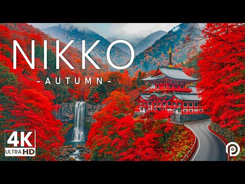 Nikko, Japan in Autumn 4K – Exploring Golden Temples, Waterfalls & Peaceful Mountain Forests