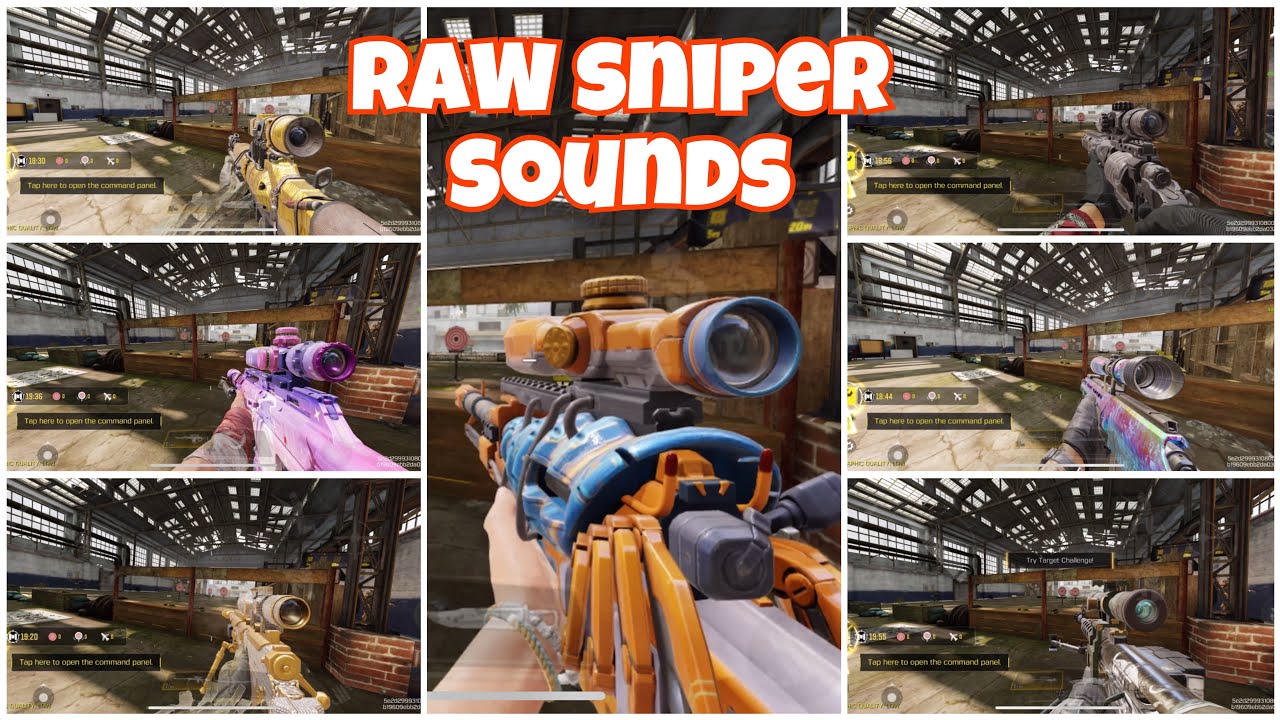RAW sniper sound effects in codm - YouTube