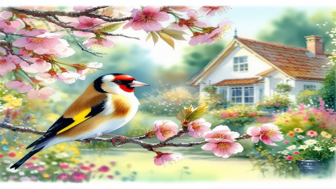 Training on teaching the goldfinch’s majestic song in nature - YouTube