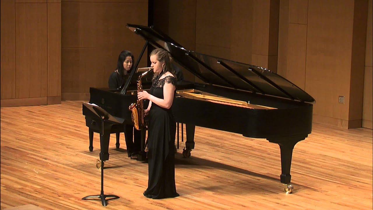 Creston Concerto for Alto Saxophone Mvt. 2 - YouTube